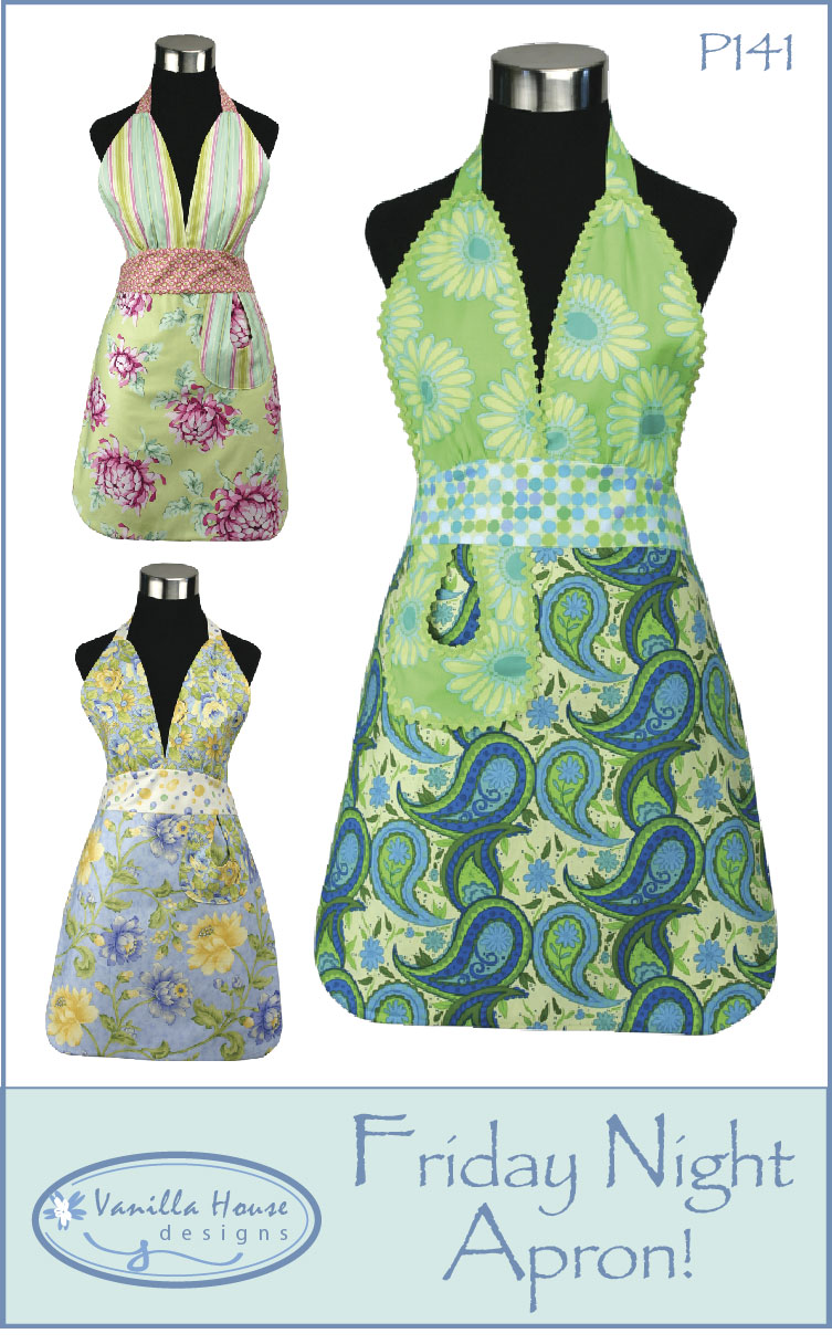 P141 Friday Night Apron! - Vanilla House Designs