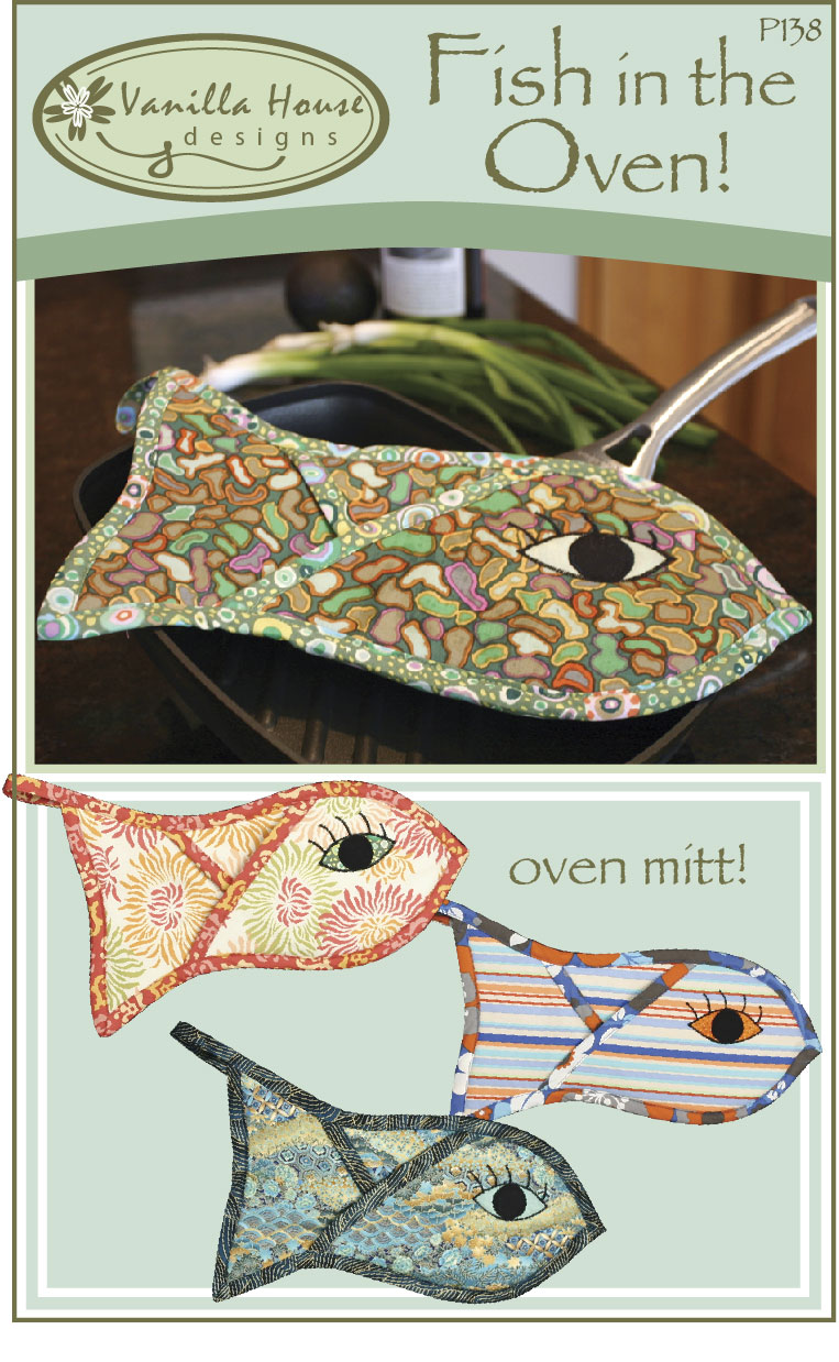 P138 Fish in the Oven (mitt)! - Vanilla House Designs