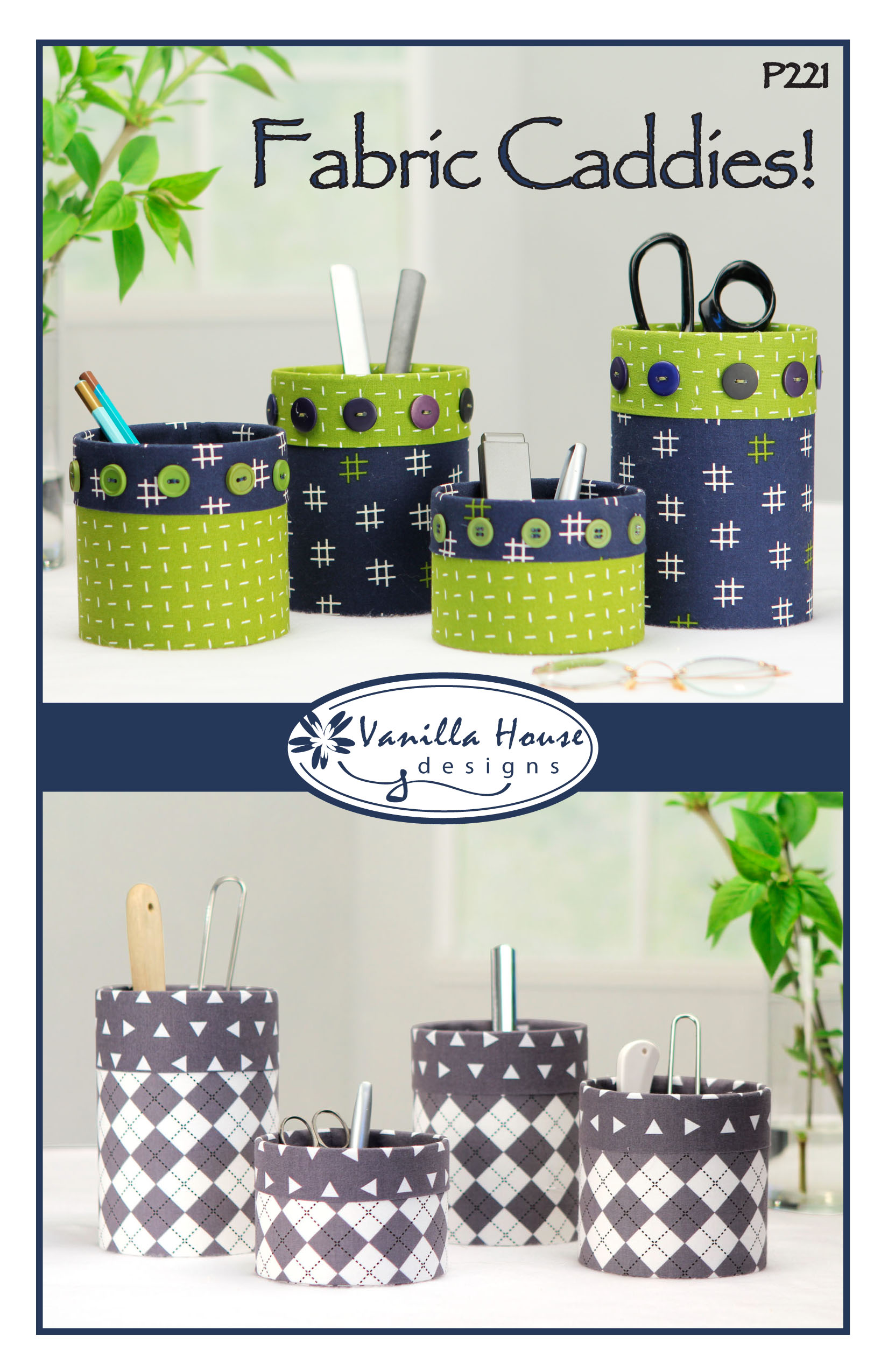 P221 Fabric Caddies - Vanilla House Designs