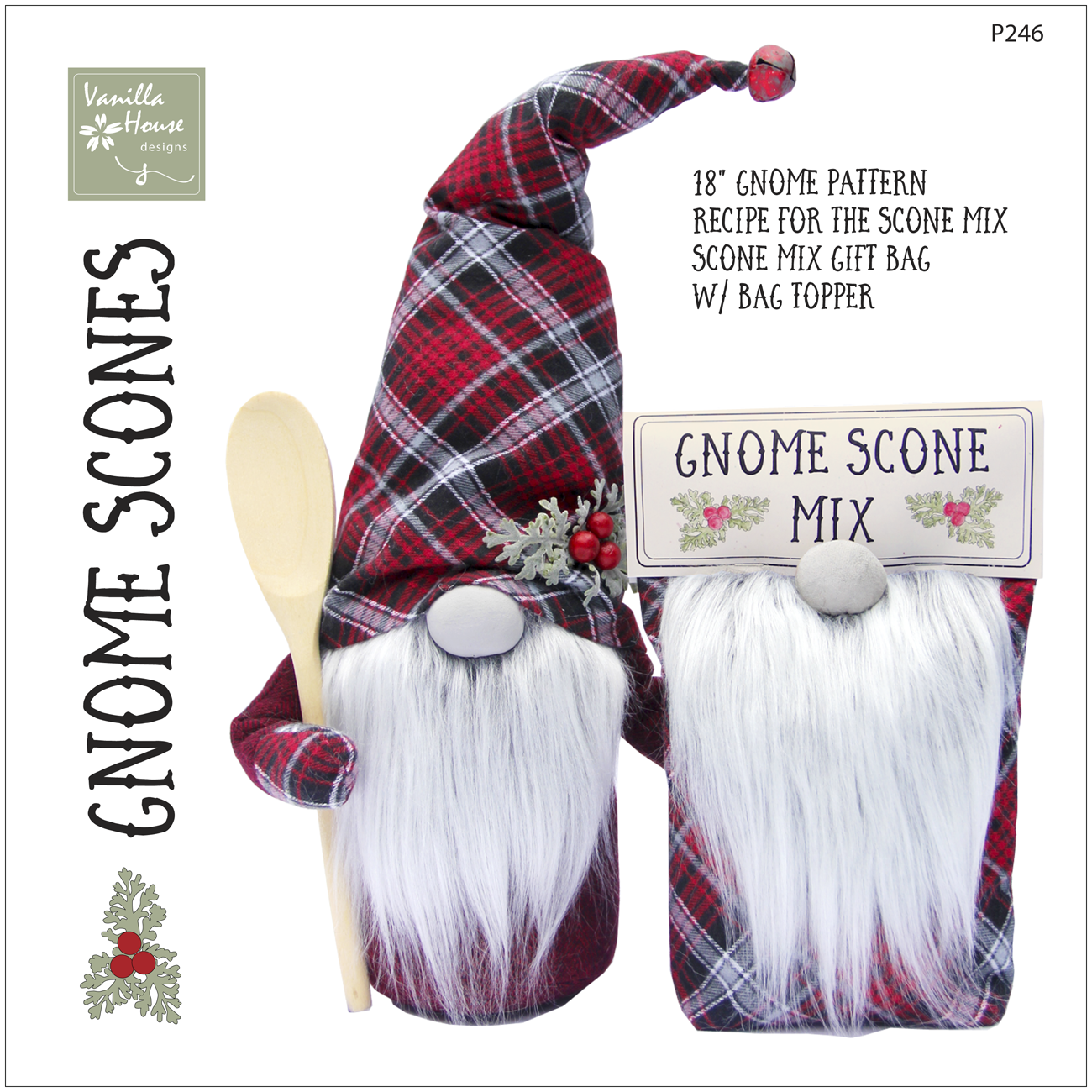 P246 Gnome Scones - Vanilla House Designs